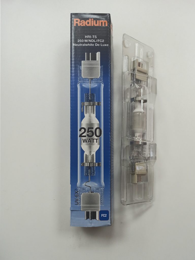 Radium Lampe aux iodures métalliques, brûleur quartz, HRI-TS 250W/NDL ...