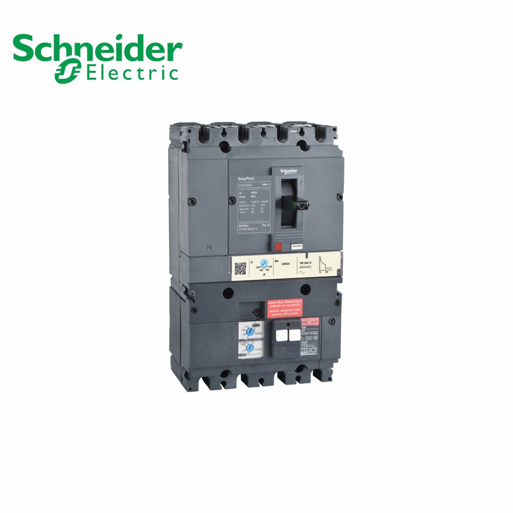 DISJONCTEUR COMPACT SCHNEIDER Easypact – CVS160B – TM160D – 4P/3d avec ...