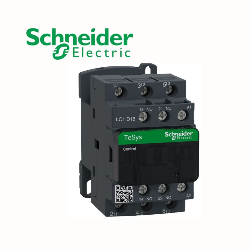 SCHNEIDER Contacteur TeSys 18A 3P 1F+1O 24V DC LC1D18B7 – Nova Business ...
